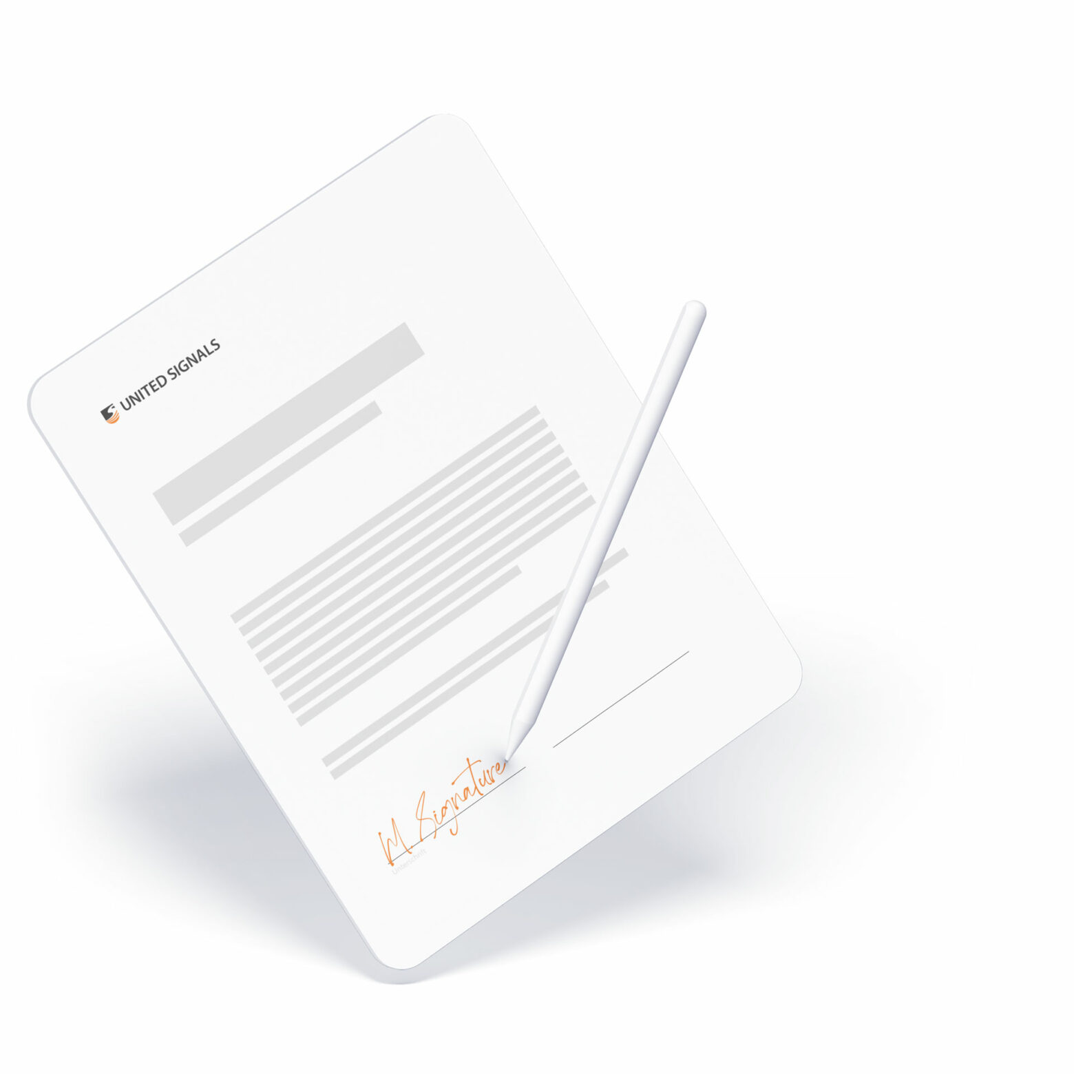 Paperless Contracts - United Signals